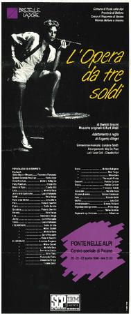 L'opera da tre soldi (1991) - Scheda di sala - Teatro Stabile